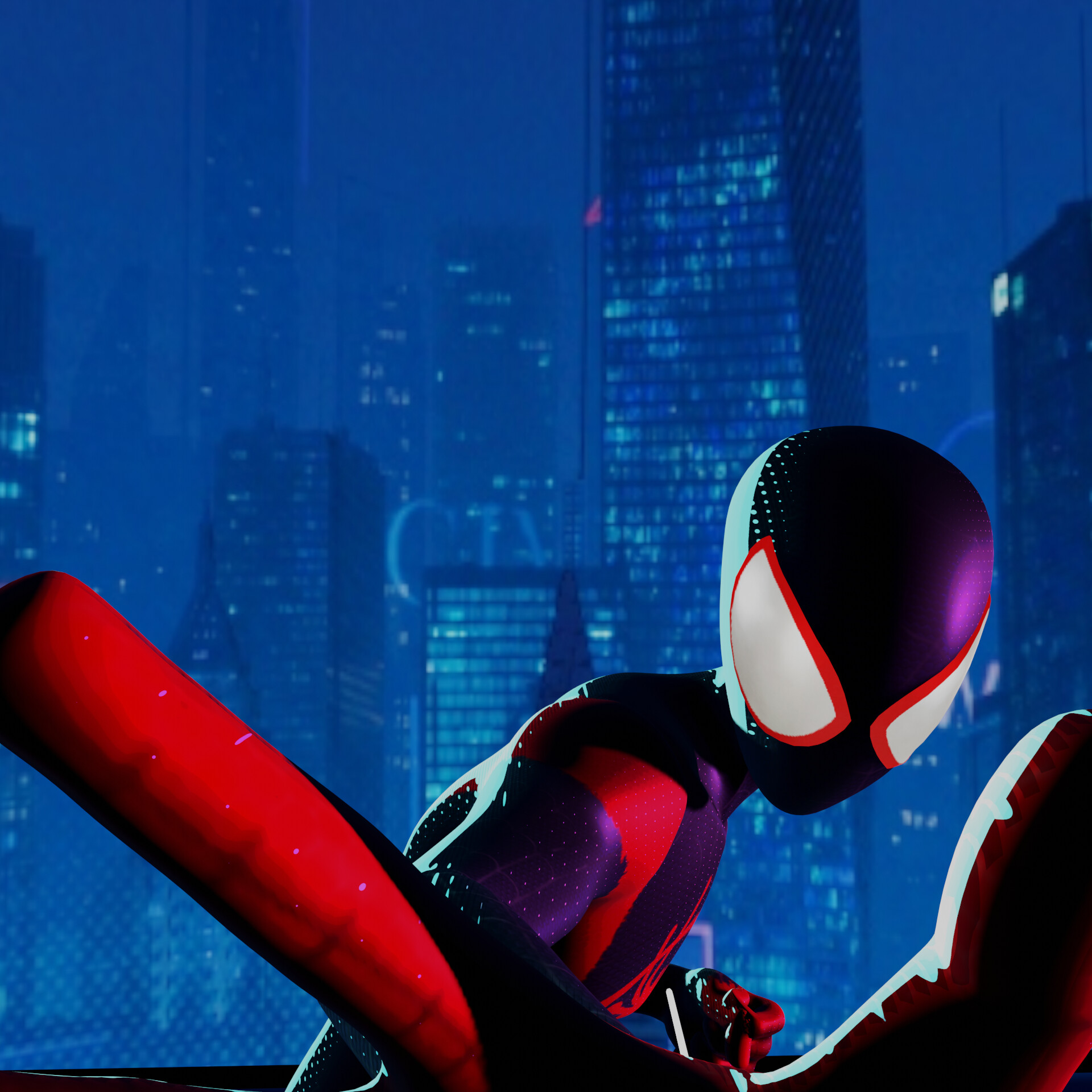 Artstation Spider Man Miles Morales Intro