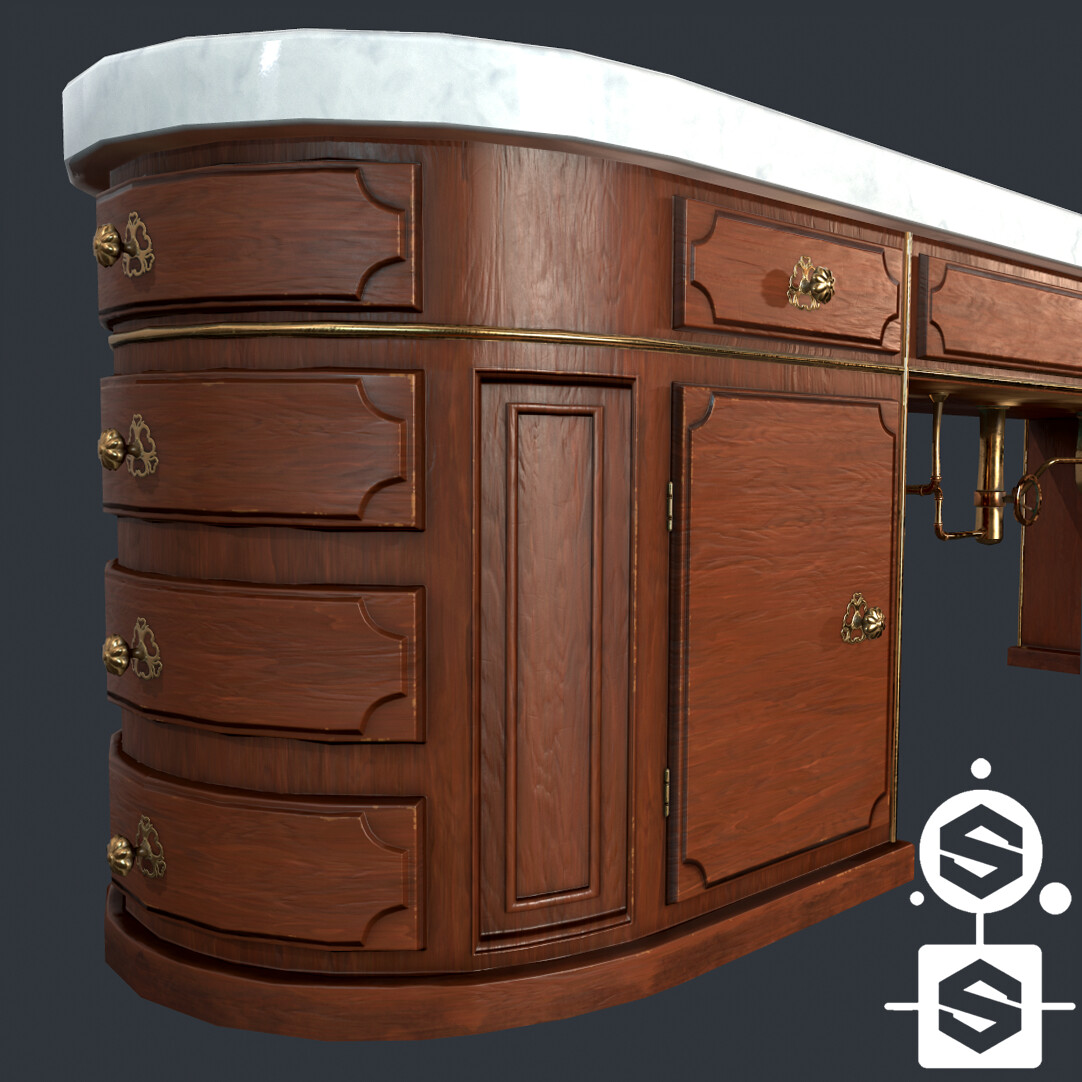 ArtStation - Stylized Desk