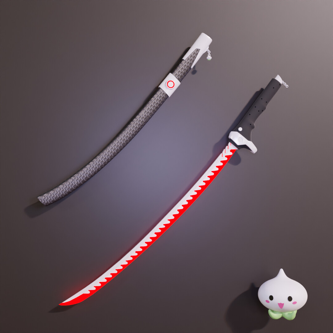 ArtStation - Genji’s Katana MOC