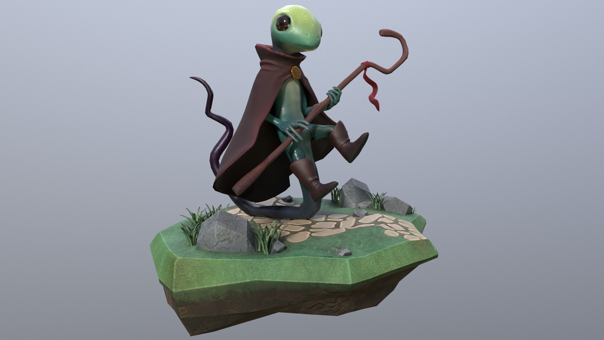 ArtStation - Character- Lizard Mage