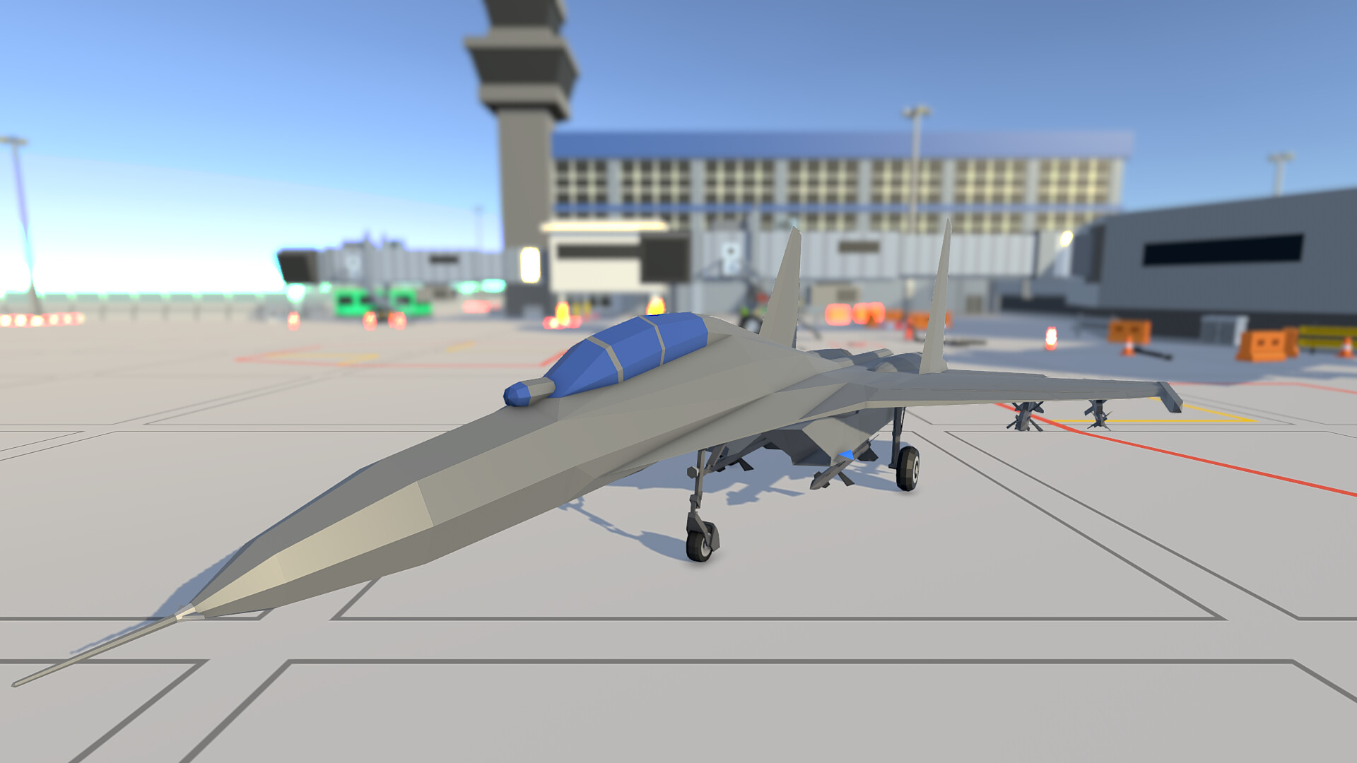 ArtStation - Low Poly Military Aircraft #3