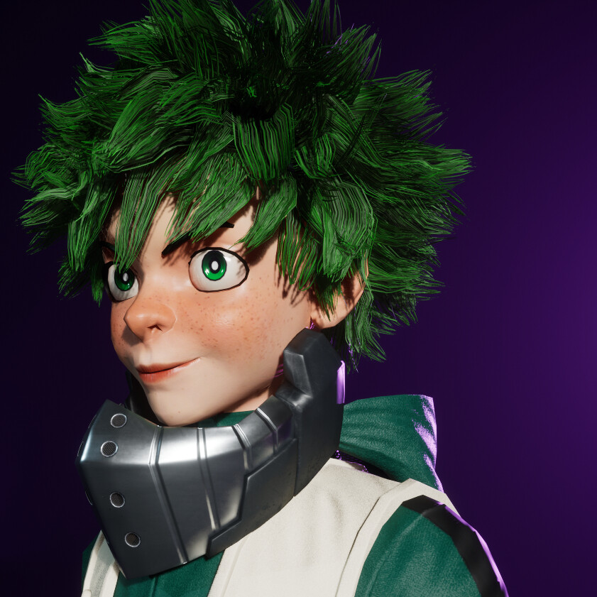 ArtStation - 3D Deku for Real-time rendering