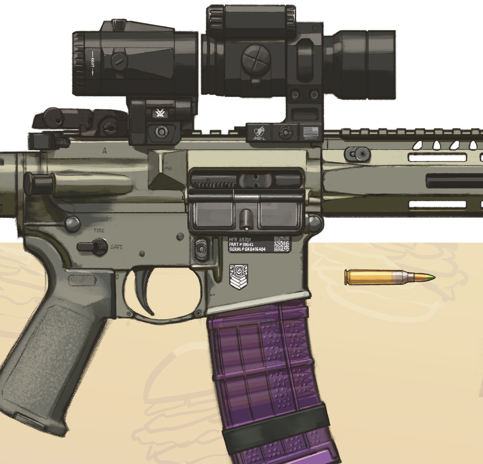 ArtStation - Bolo Bao's AR15 (ArtRaffle)