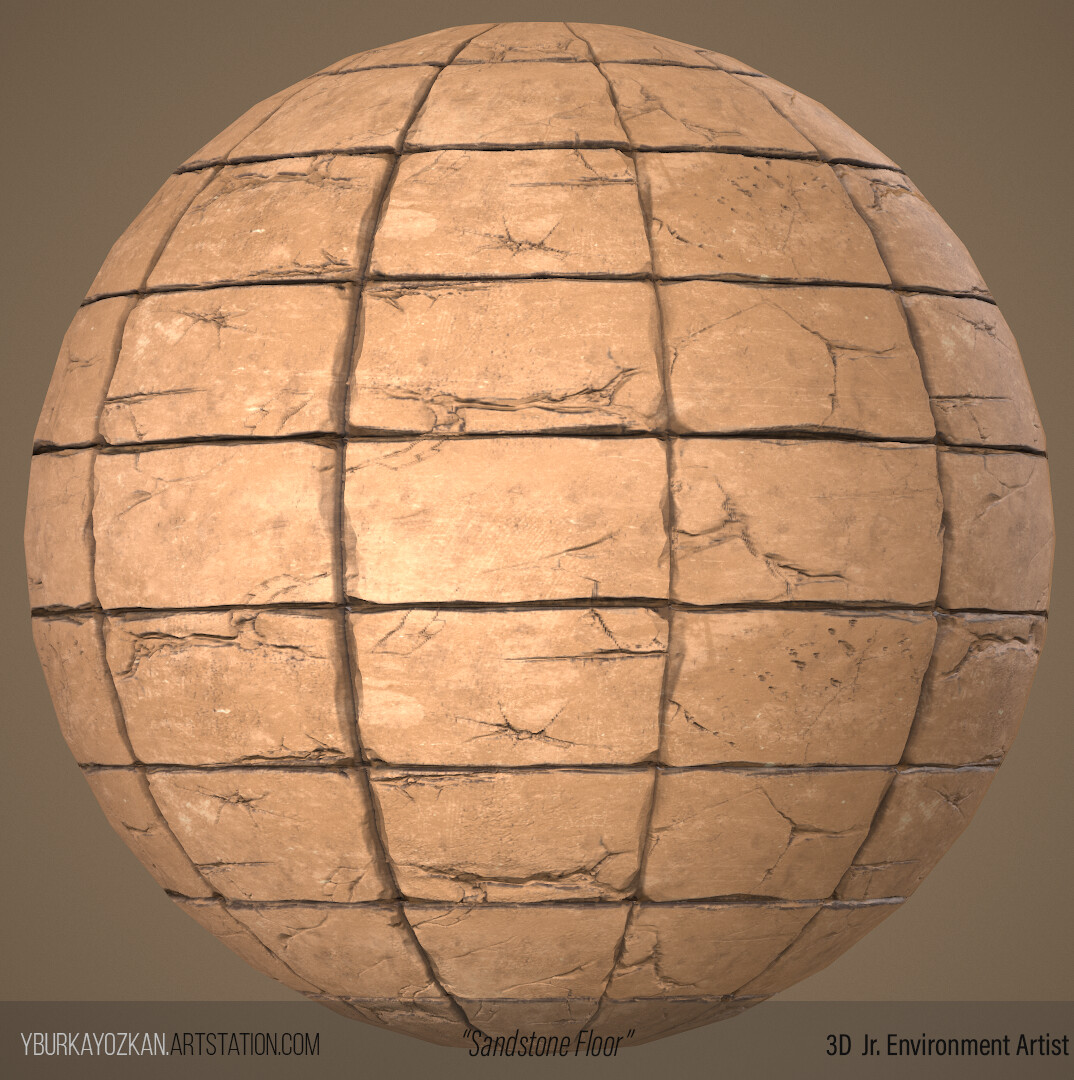 ArtStation - Sandstone Floor Material