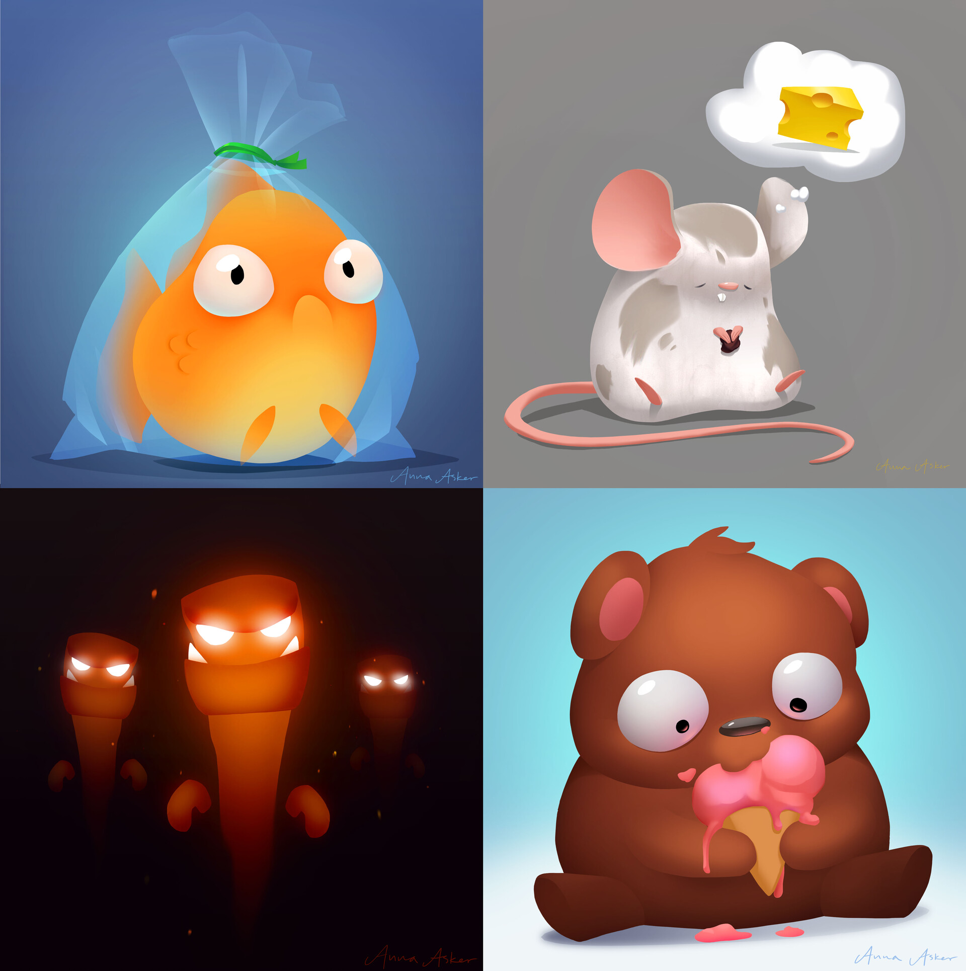 ArtStation - Some creatures! :)