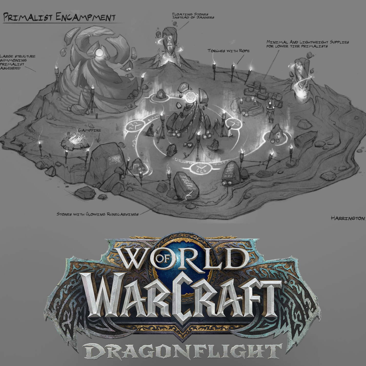 ArtStation - Primalist Encampment Concept Art