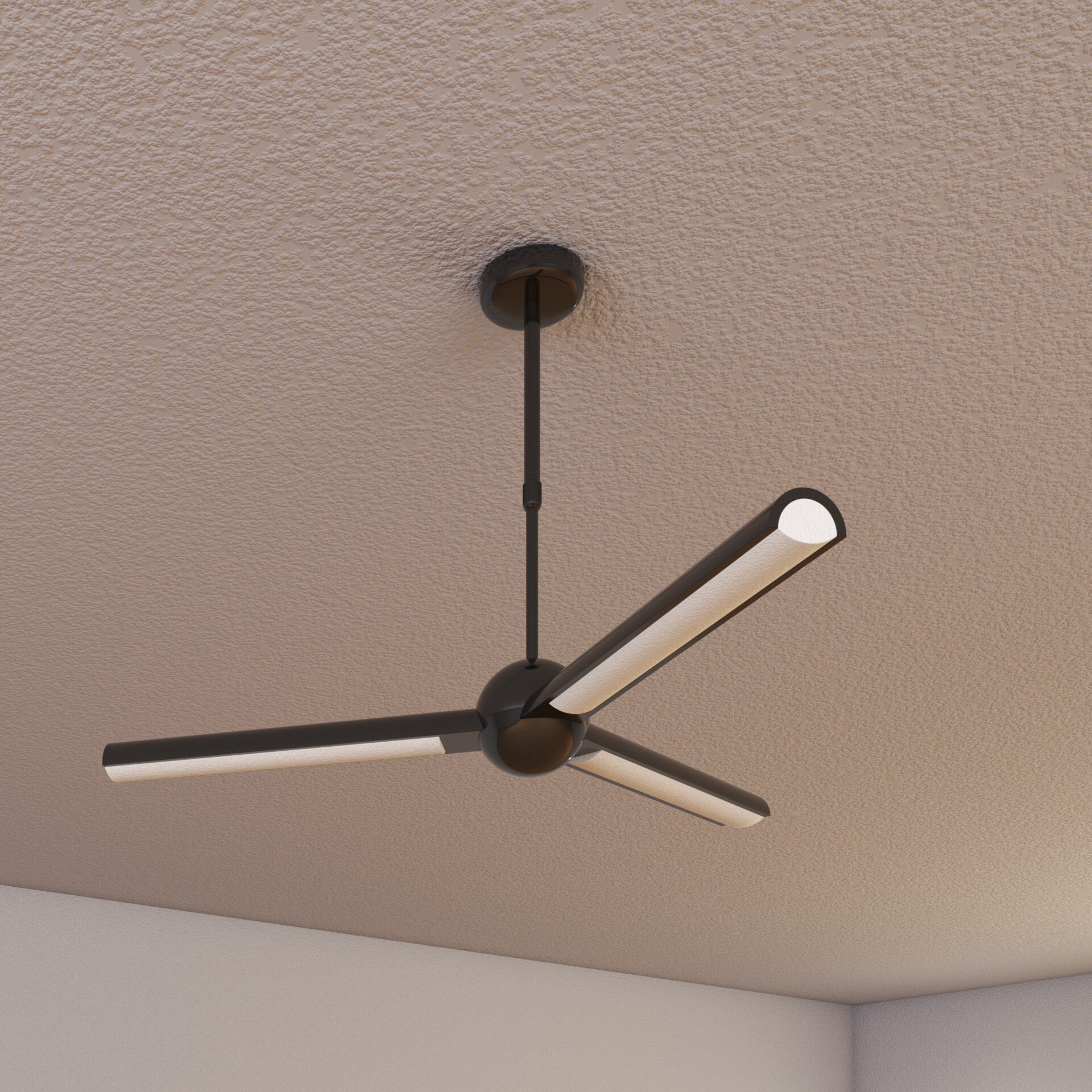 ArtStation - 3-arm ceiling lamp - own design