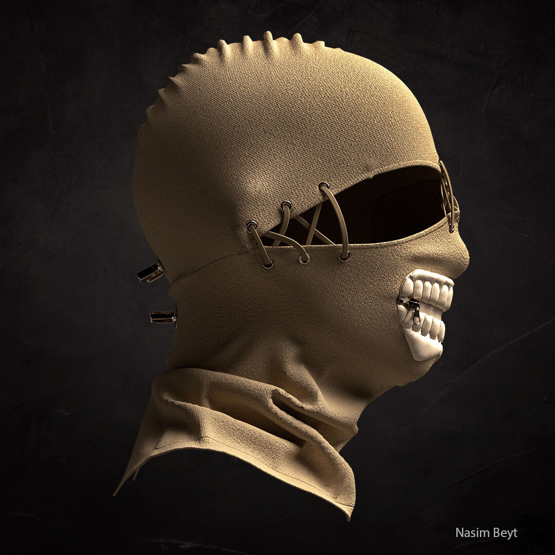 ArtStation - 12 FACE MASK PACK (VOL.01)Helmet/ Balaclava/ Ski/ Ninja ...