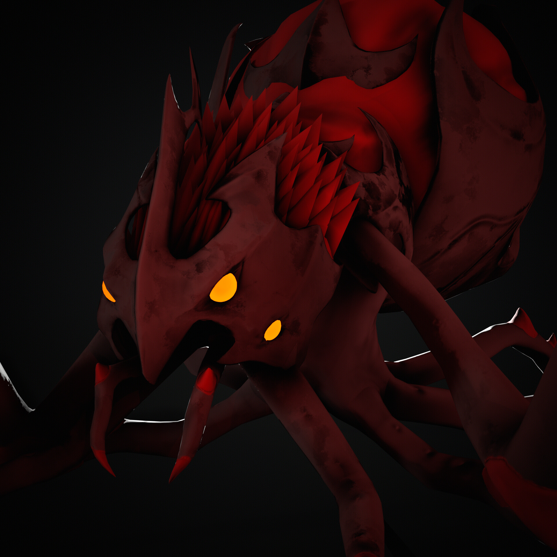 ArtStation - Hordes of Hell - Hell Spider