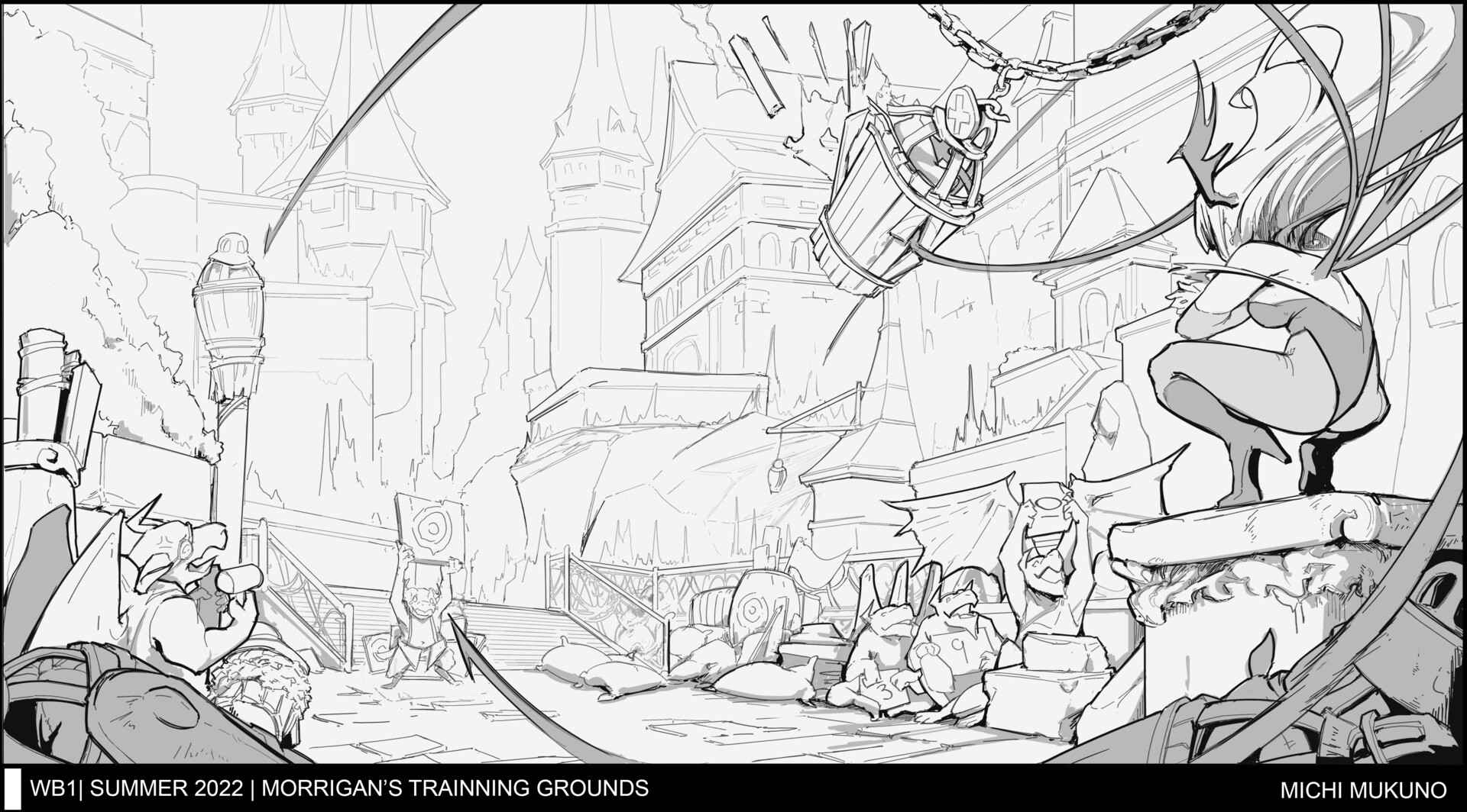 ArtStation - Morrigan's Castle Grounds