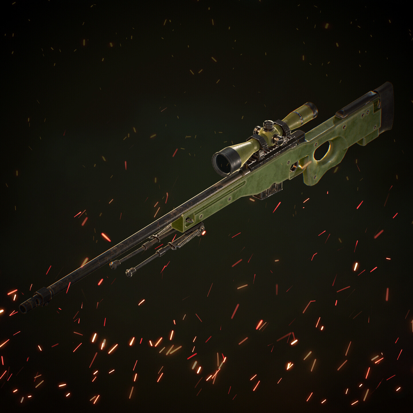 ArtStation - AWP (Counter-Strike GO)