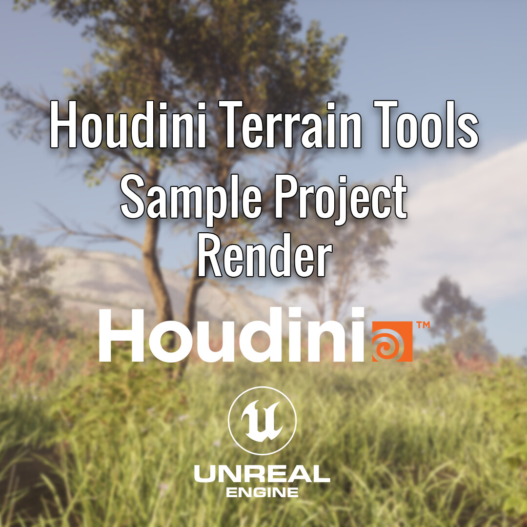 ArtStation - Houdini Terrain Tools - Sample Project Render