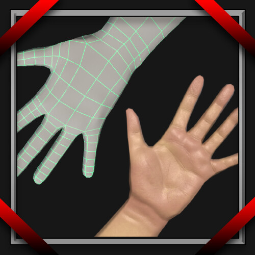 ArtStation - High Poly Hand Model