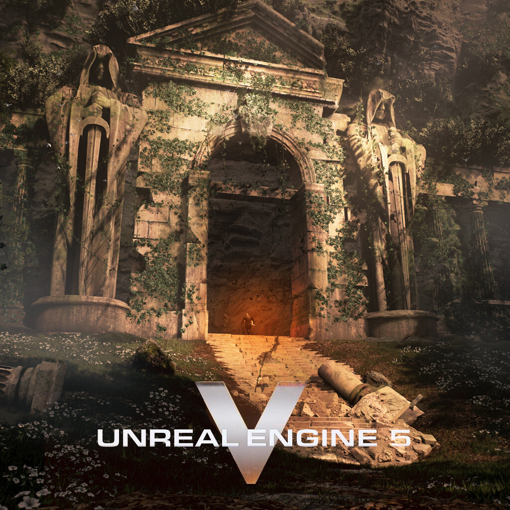 ArtStation - The Overgrown Entrance