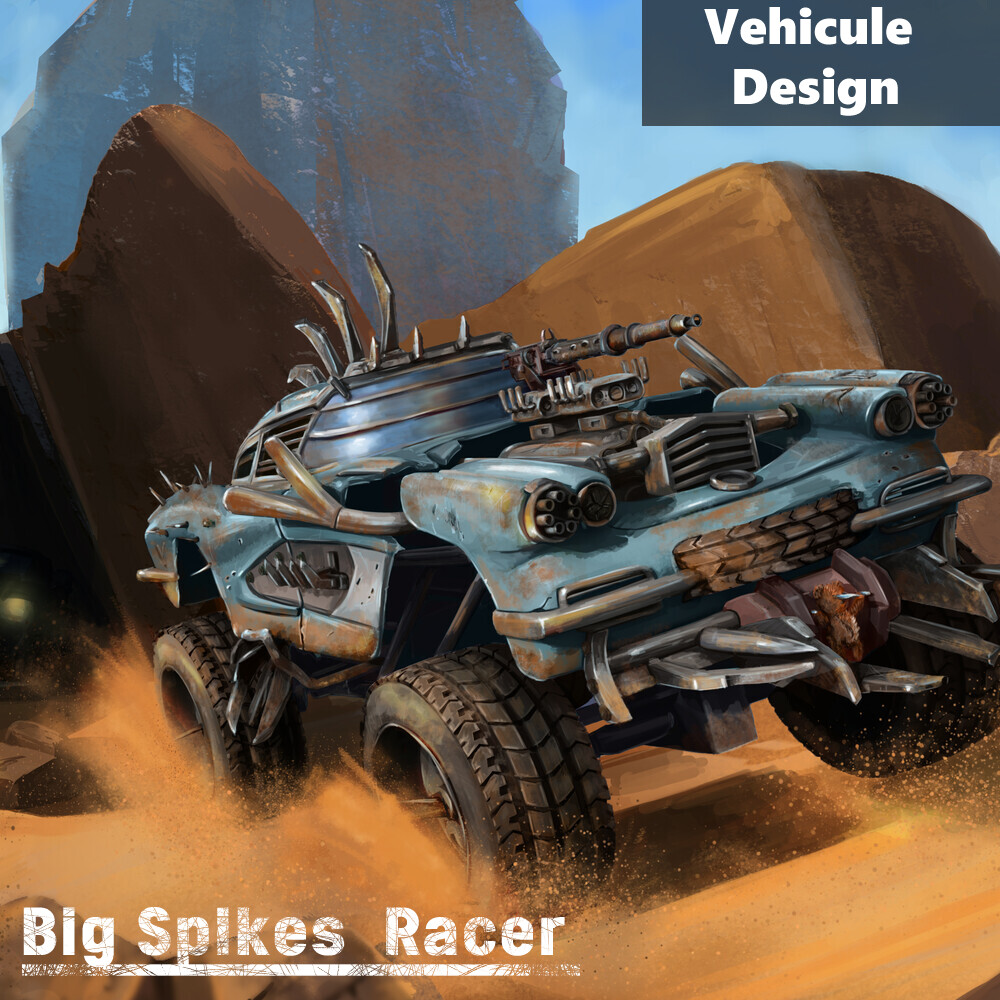 ArtStation - Illustration : Mad Max car
