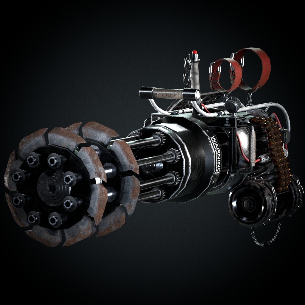 ArtStation - Berserker Minigun