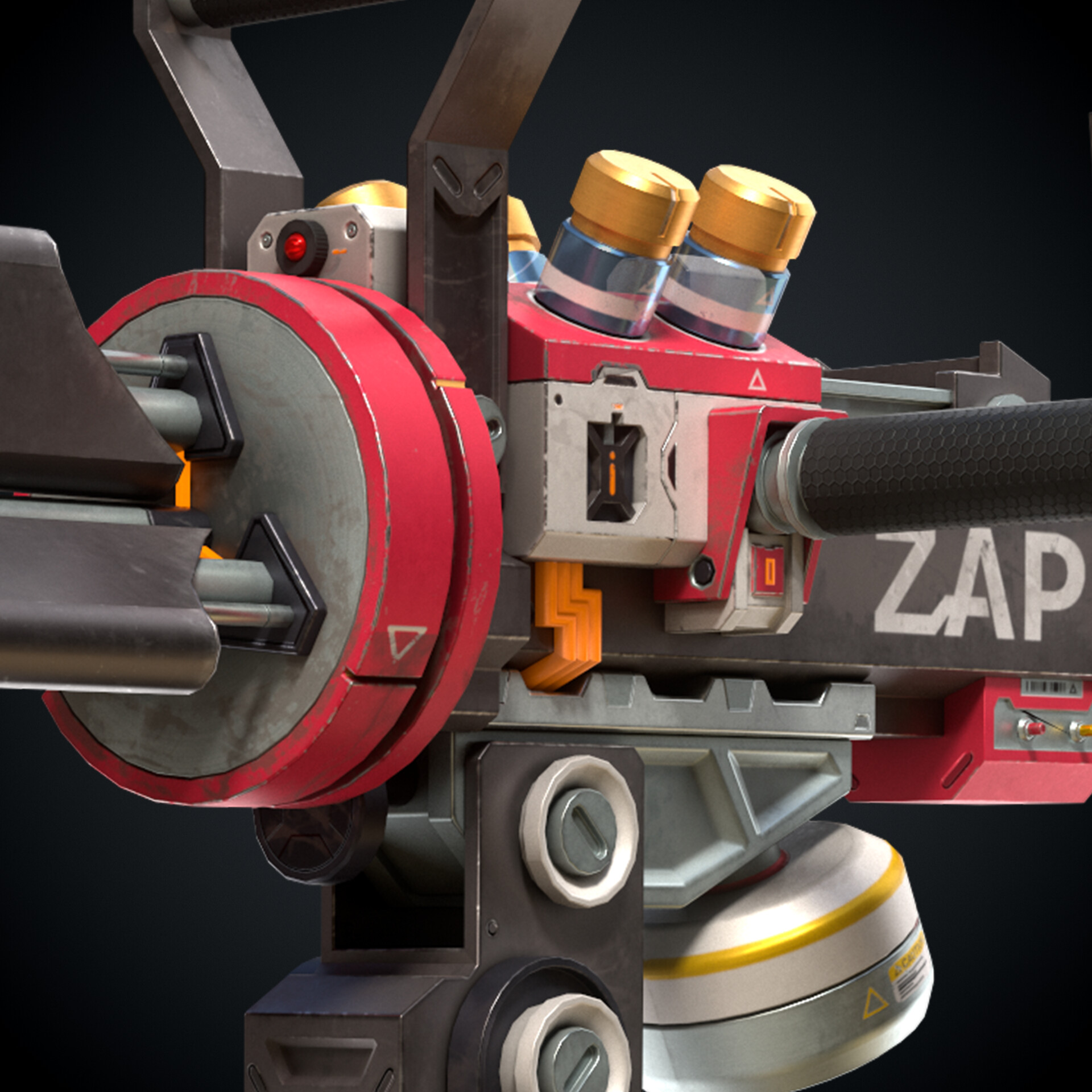 ArtStation - Zap Machine Gun
