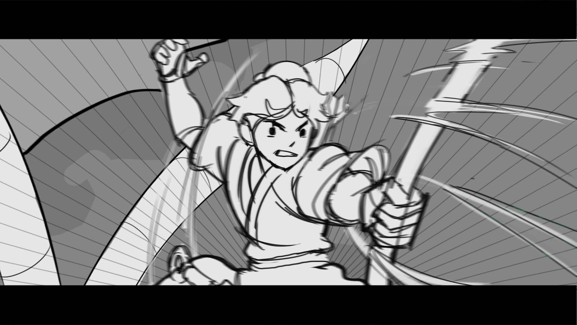 Kipling Bassil - Demon Chase - Storyboard