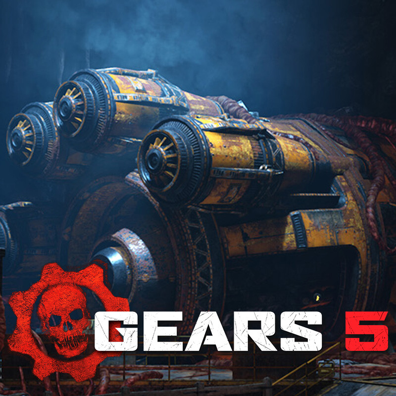 ArtStation - Gears 5 - Act II - Chapter 4: The Source of It All - Mine Sections