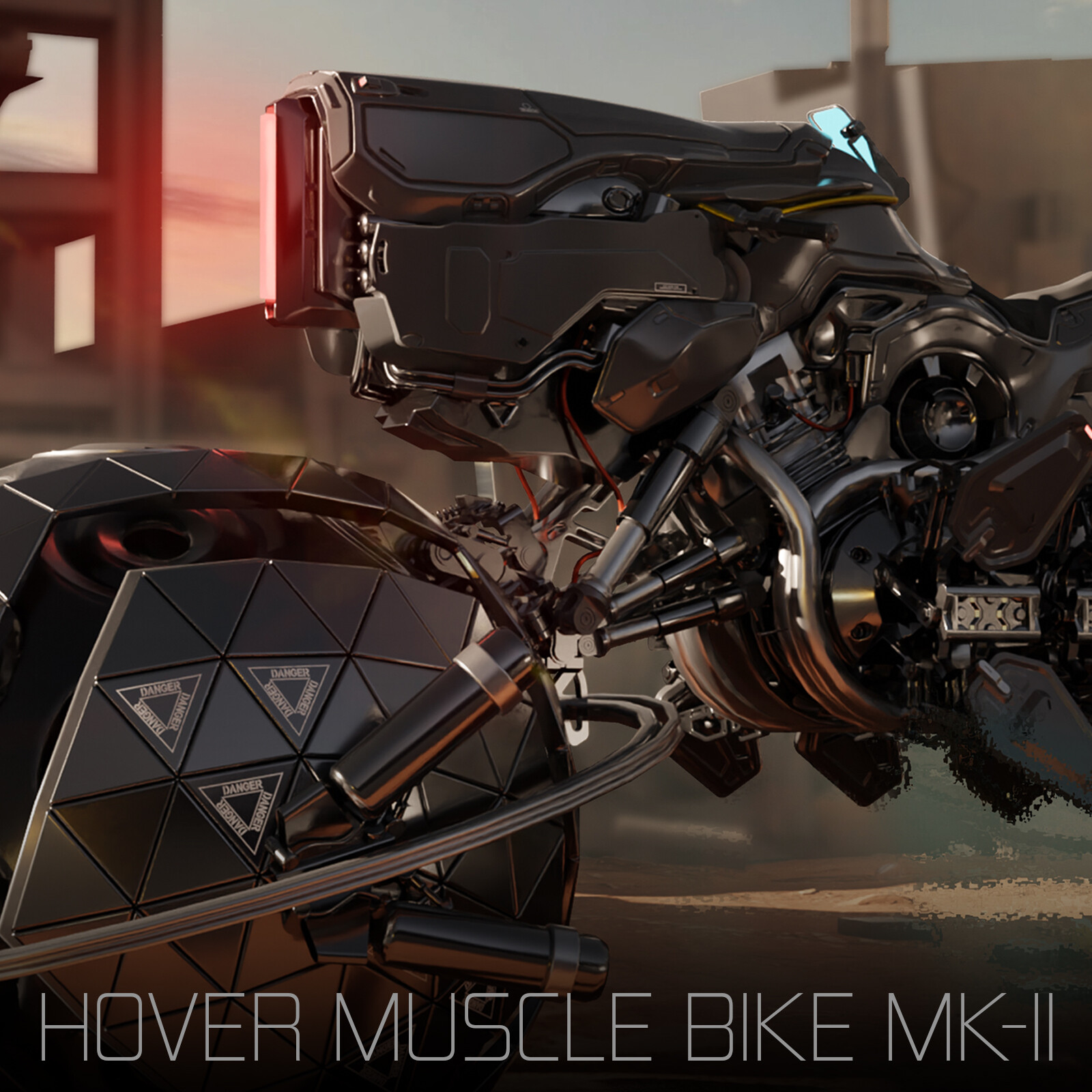 ArtStation - Hover Muscle Bike MK-II
