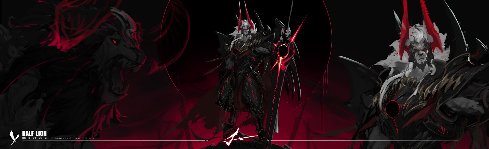 ArtStation - Obsidian Knights 黑曜骑士团--半狮伽罗尔