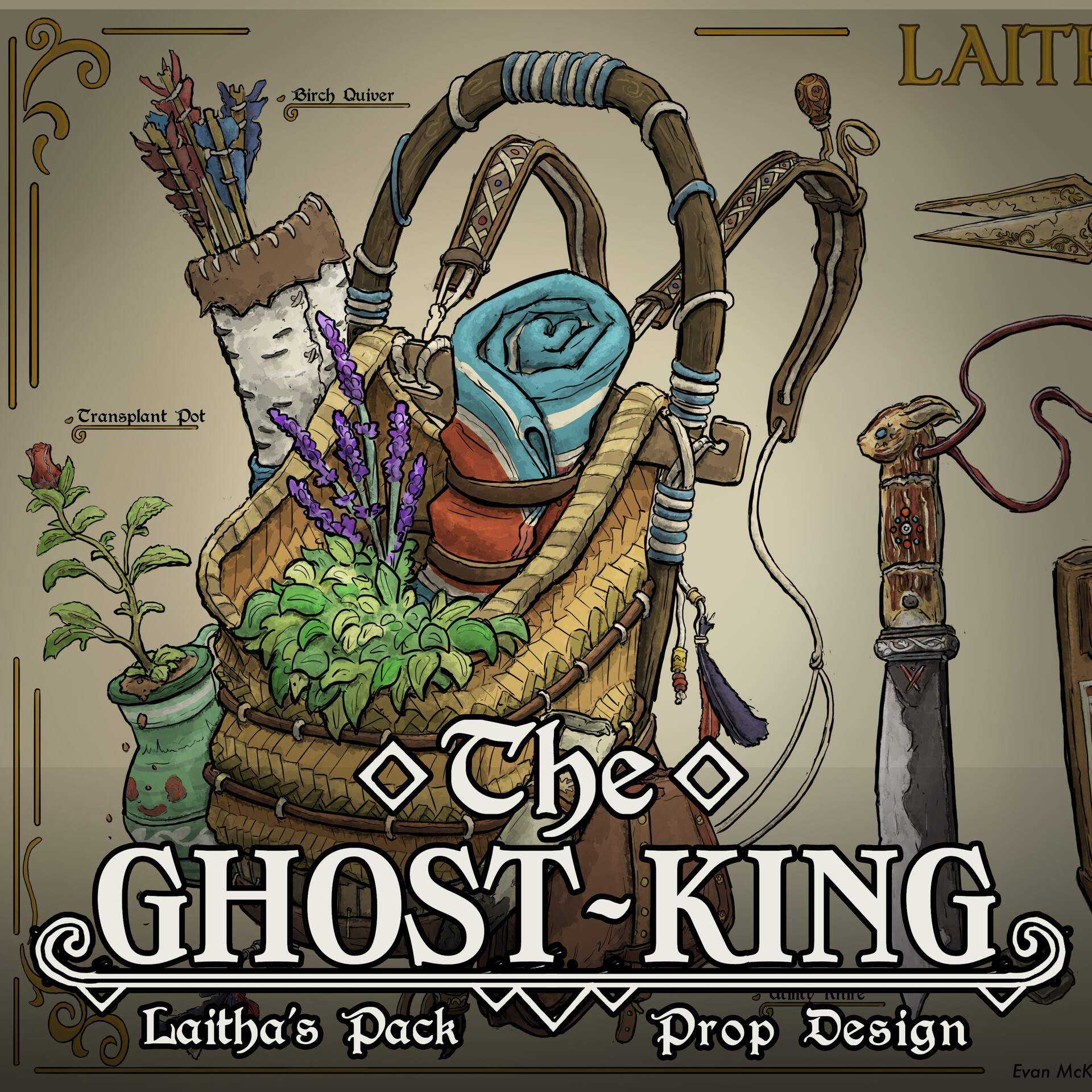 ArtStation - The Ghost King- Laitha's Pack