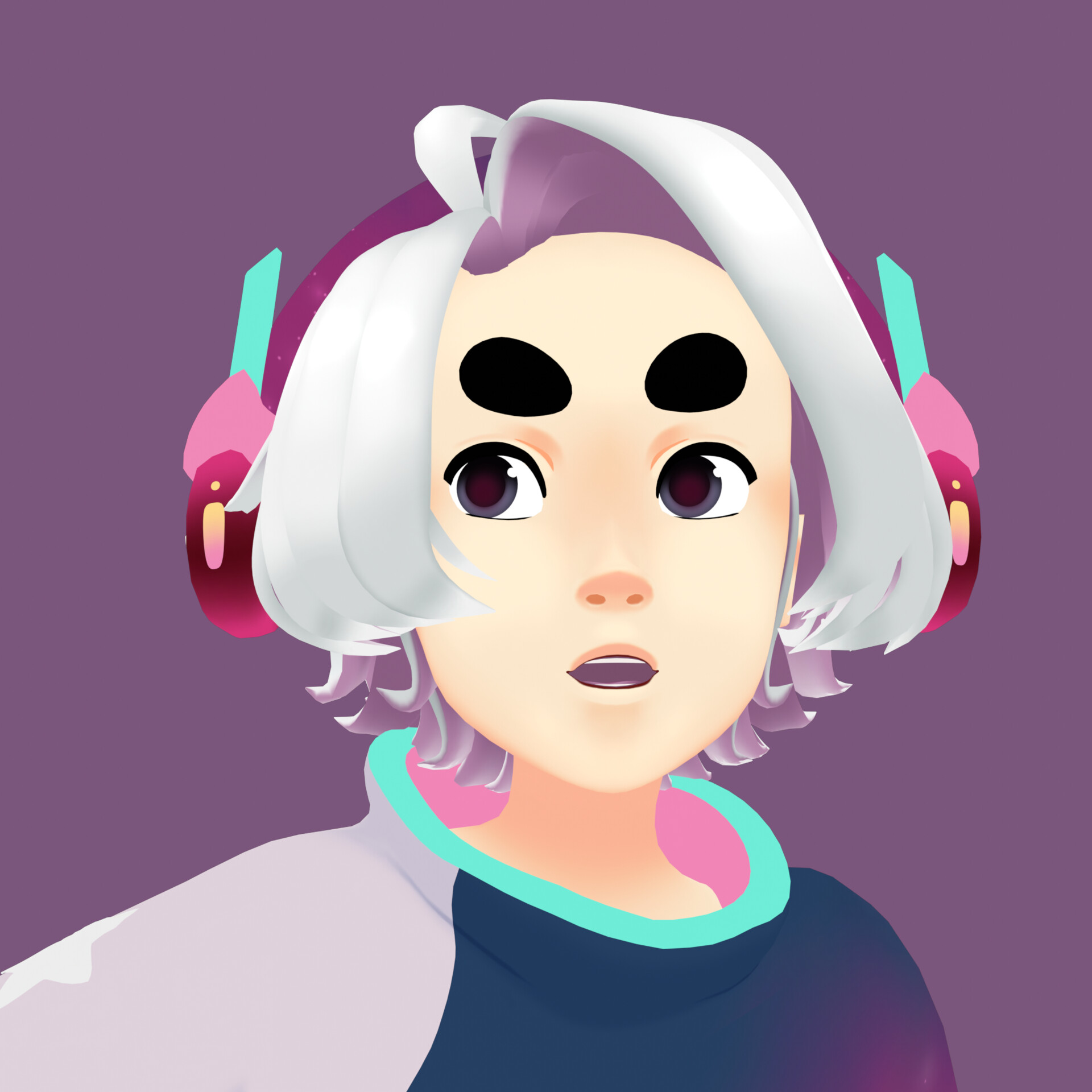 ArtStation - Coda - 3D VTuber model