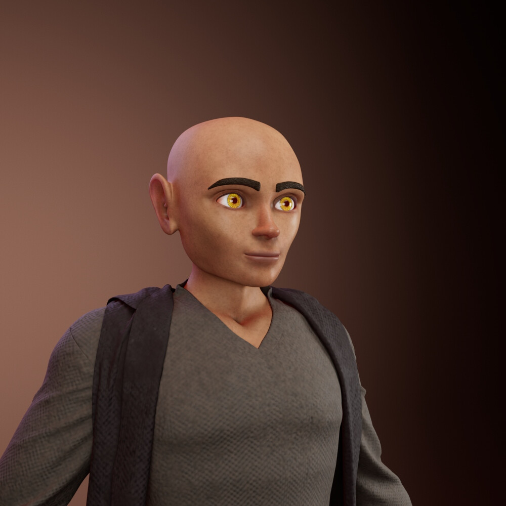 ArtStation - Monk Character