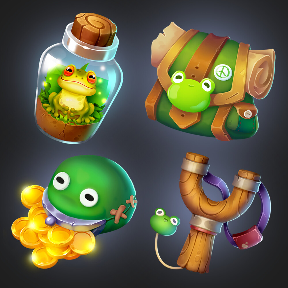 ArtStation - Froggie Icons
