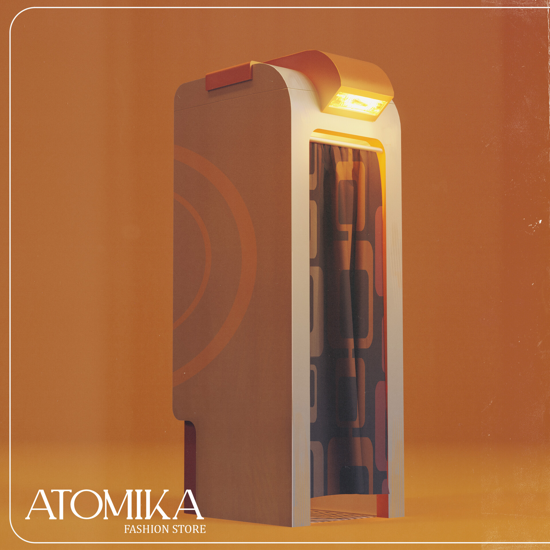 ArtStation - Dressing capsule design - Atomika fashion store