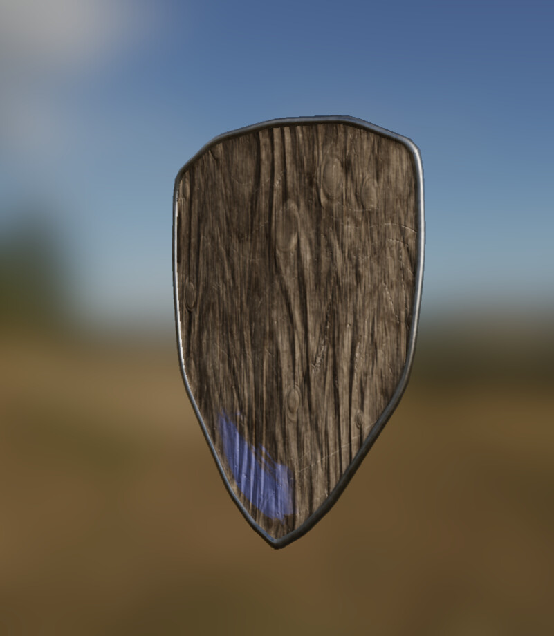 ArtStation - Wooden Shield