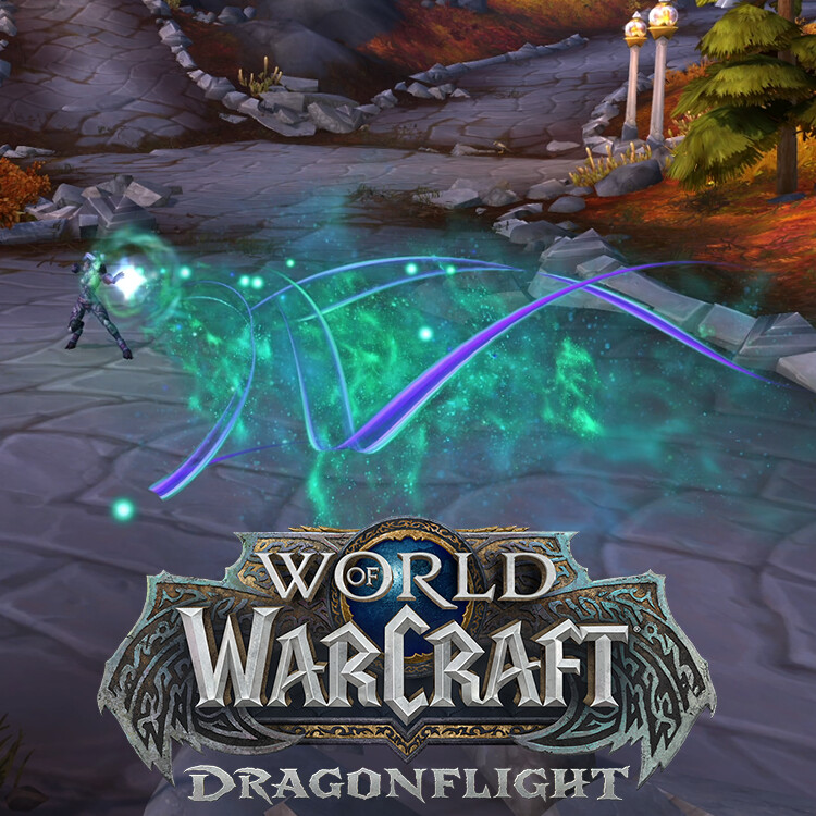 ArtStation - World of Warcraft: Dragonflight - Green Dragon Magic Kit