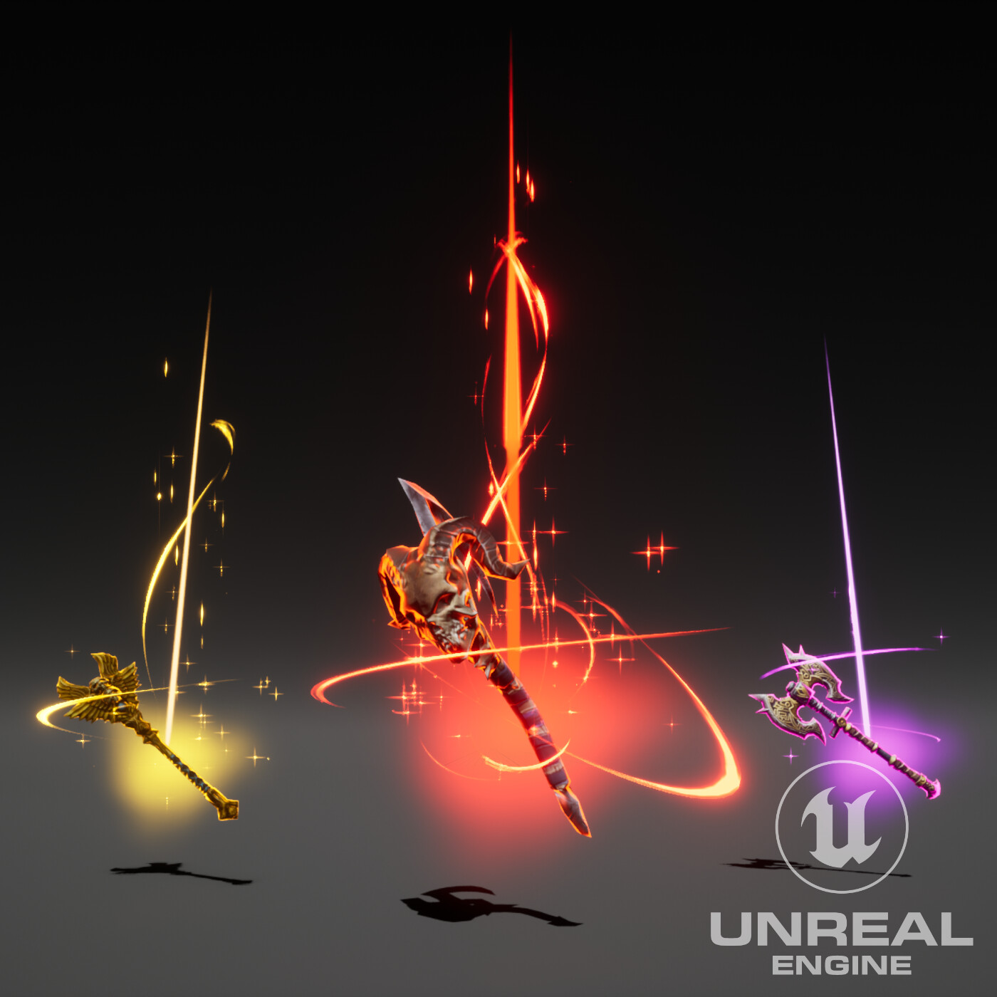 ArtStation - Loot Rarity Indicators VFX