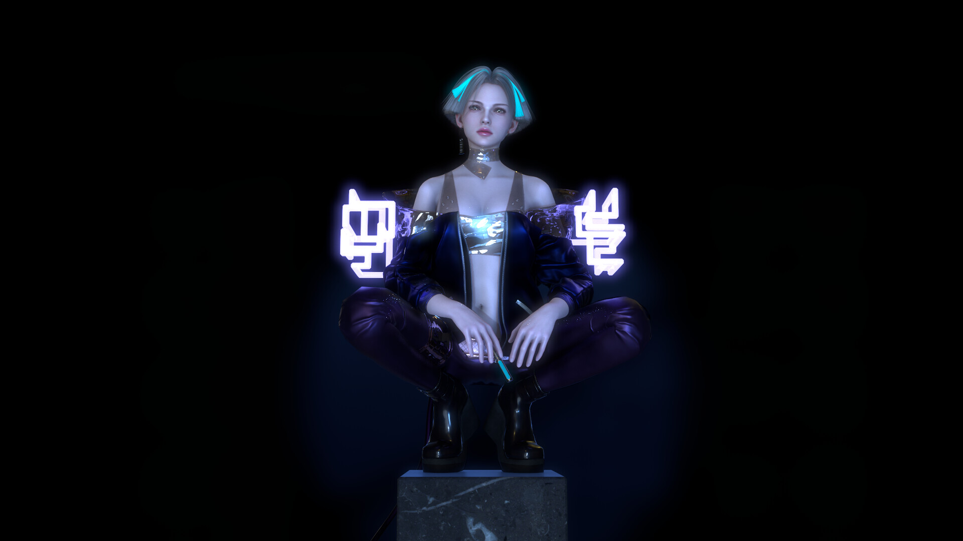 ArtStation - Electronic Cigarette girl