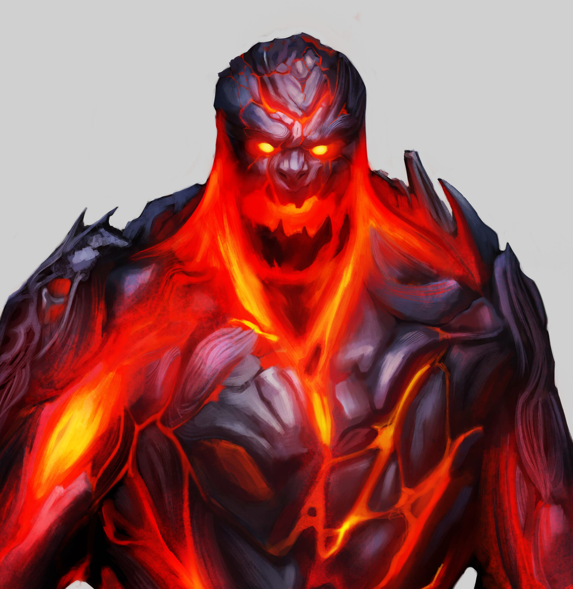 ArtStation - magma (lava creature)
