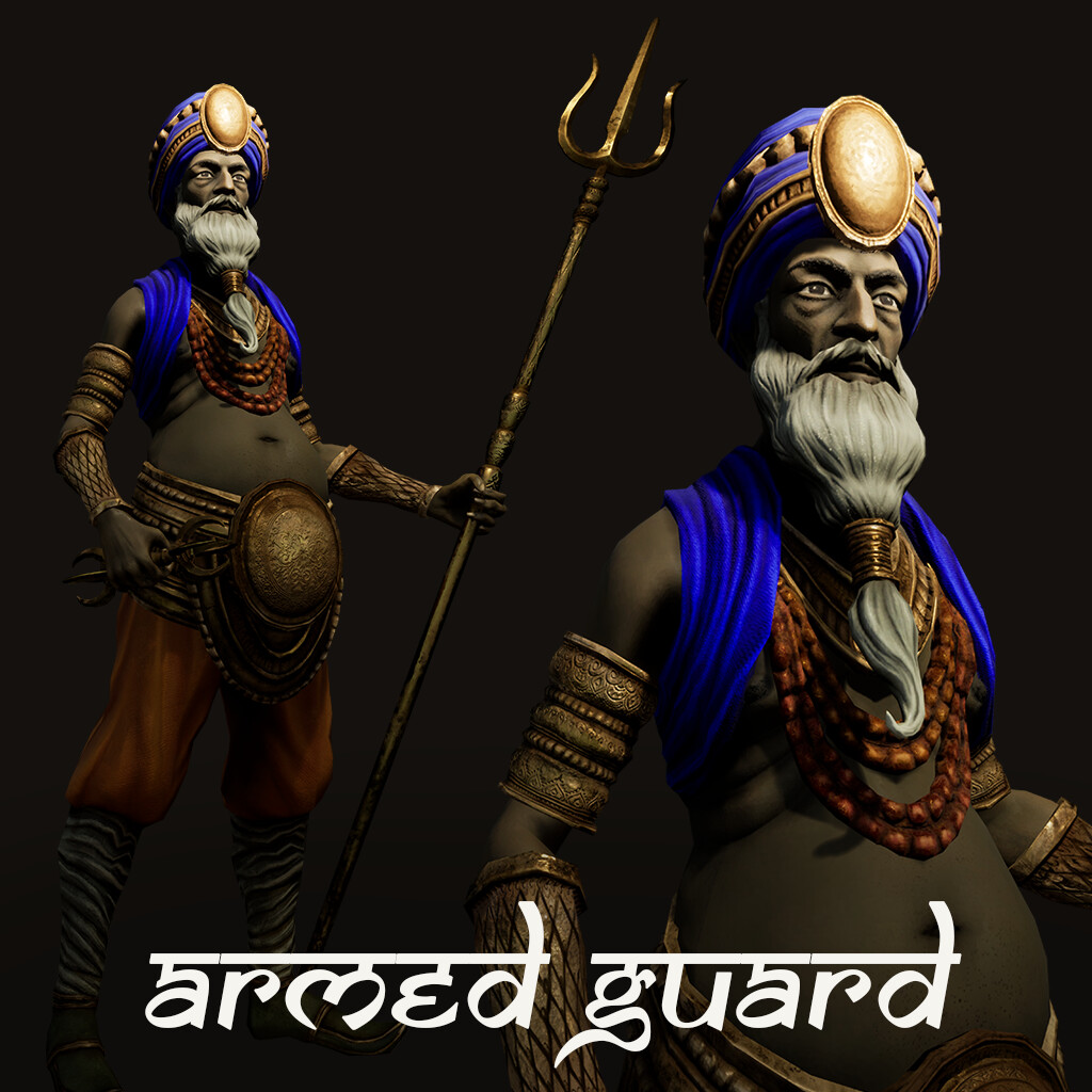 ArtStation - Armed Guard