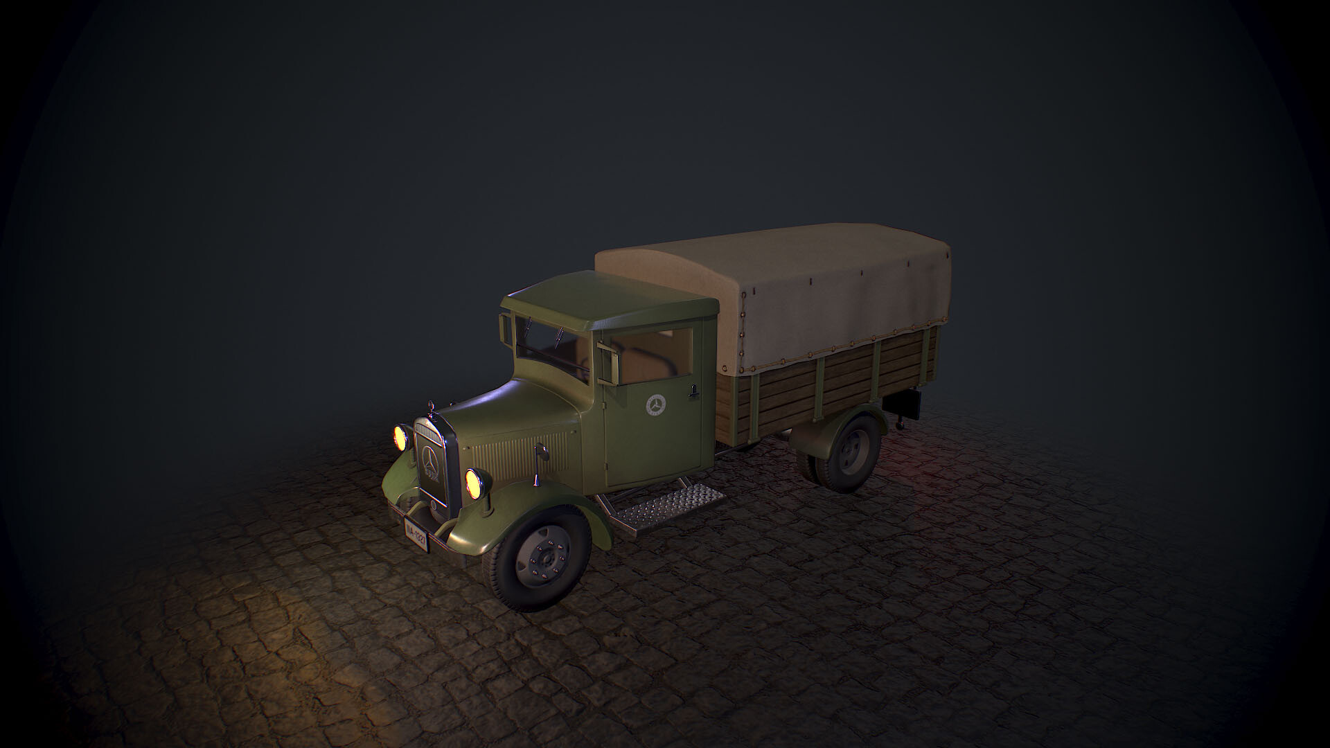 ArtStation - Mercedes-Benz L 2000