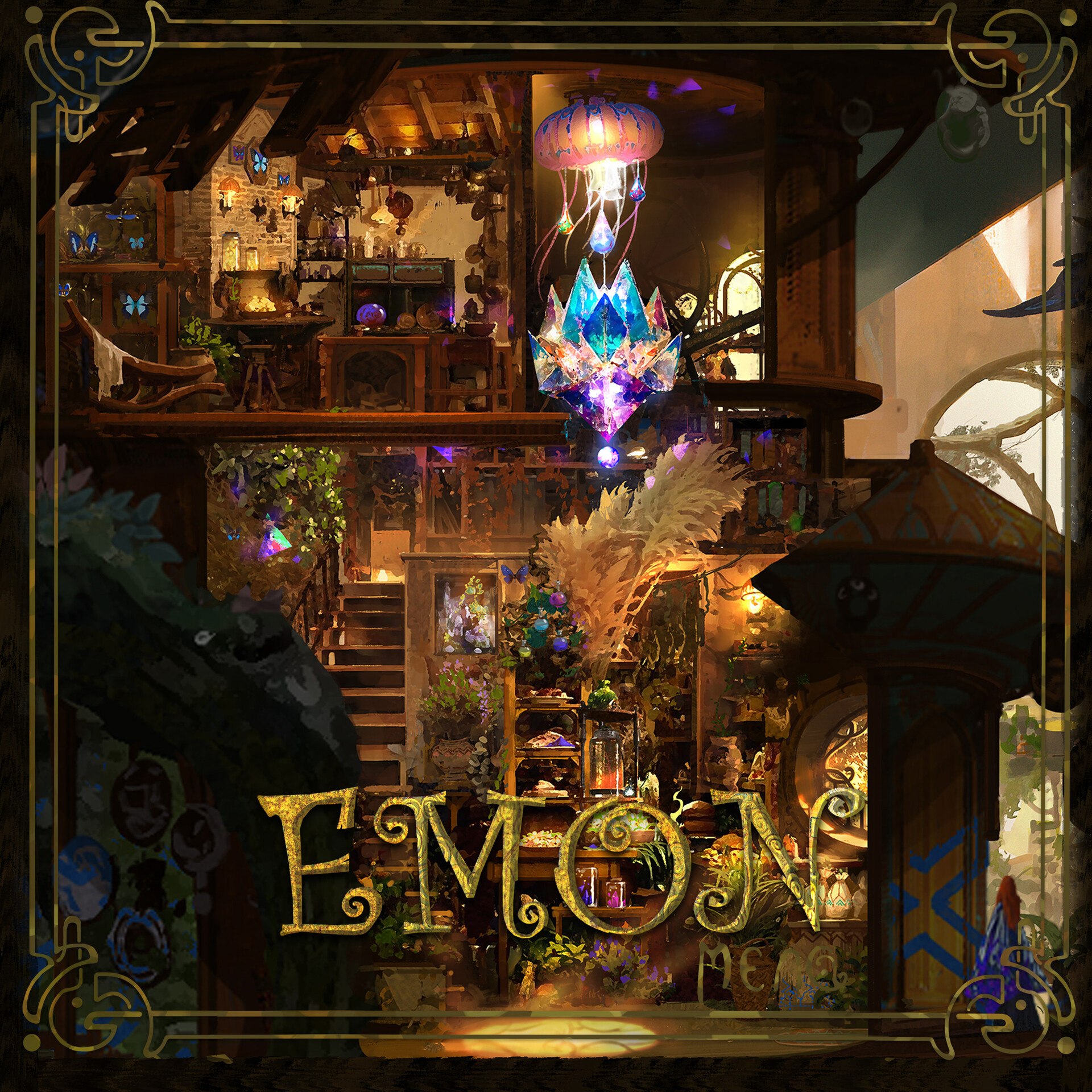 ArtStation - EMON-In the house before the festival