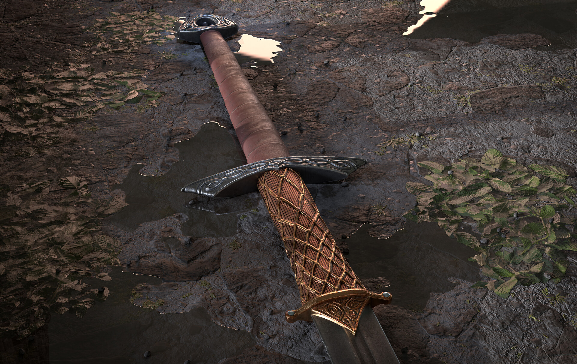 ArtStation - Nordic Ceremonial Greatsword