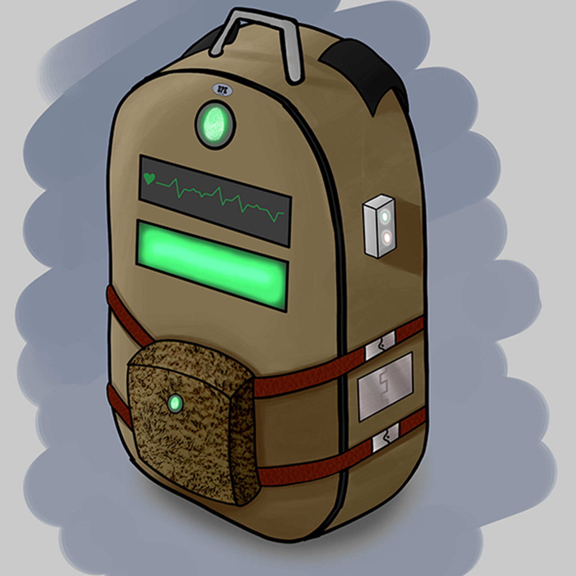ArtStation - Tactical Backpack