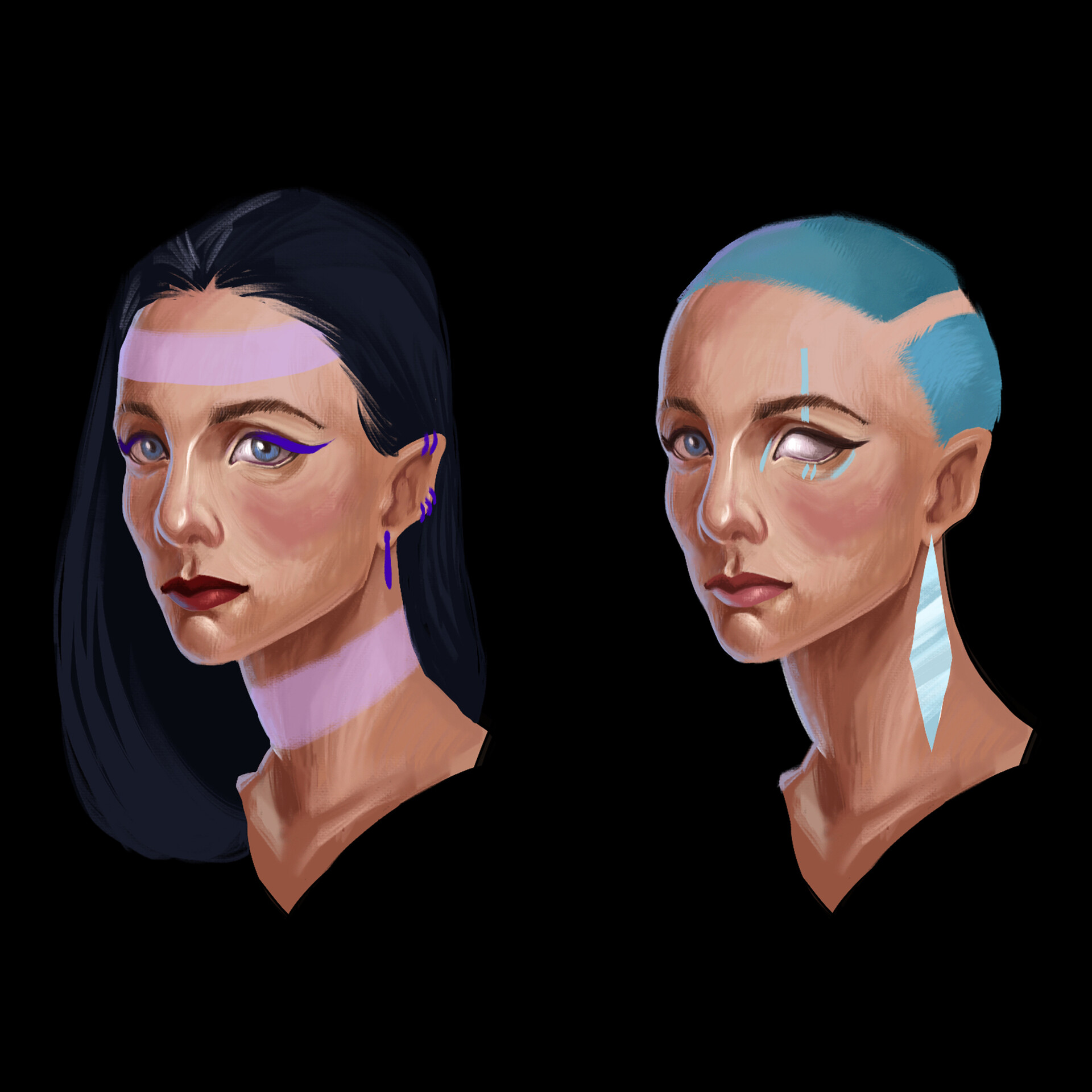 ArtStation - Face concepts