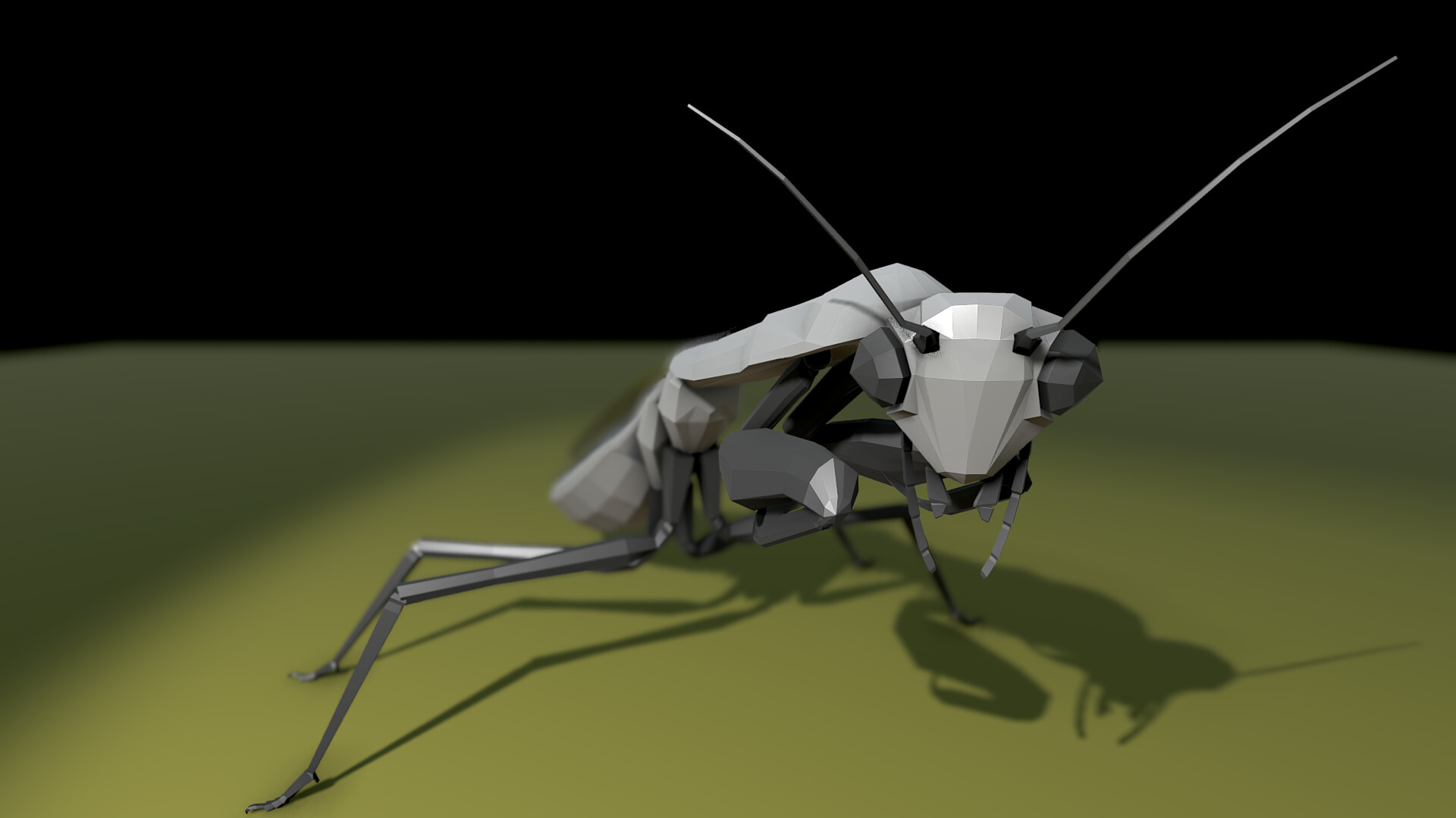 ArtStation - Low Poly Mantis