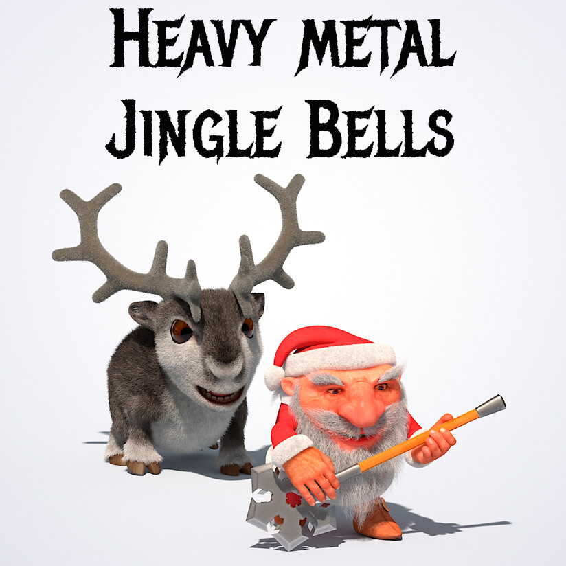 ArtStation - Heavy metal Jingle Bells