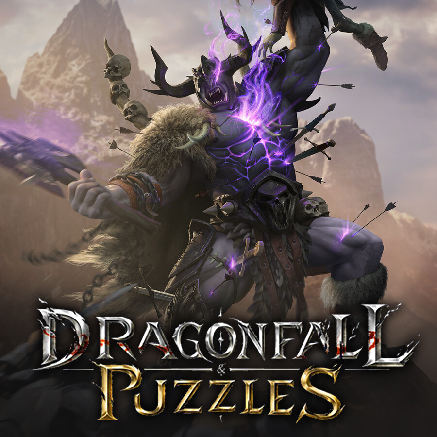 ArtStation - Orc Barbarian Dragonfall and Puzzles