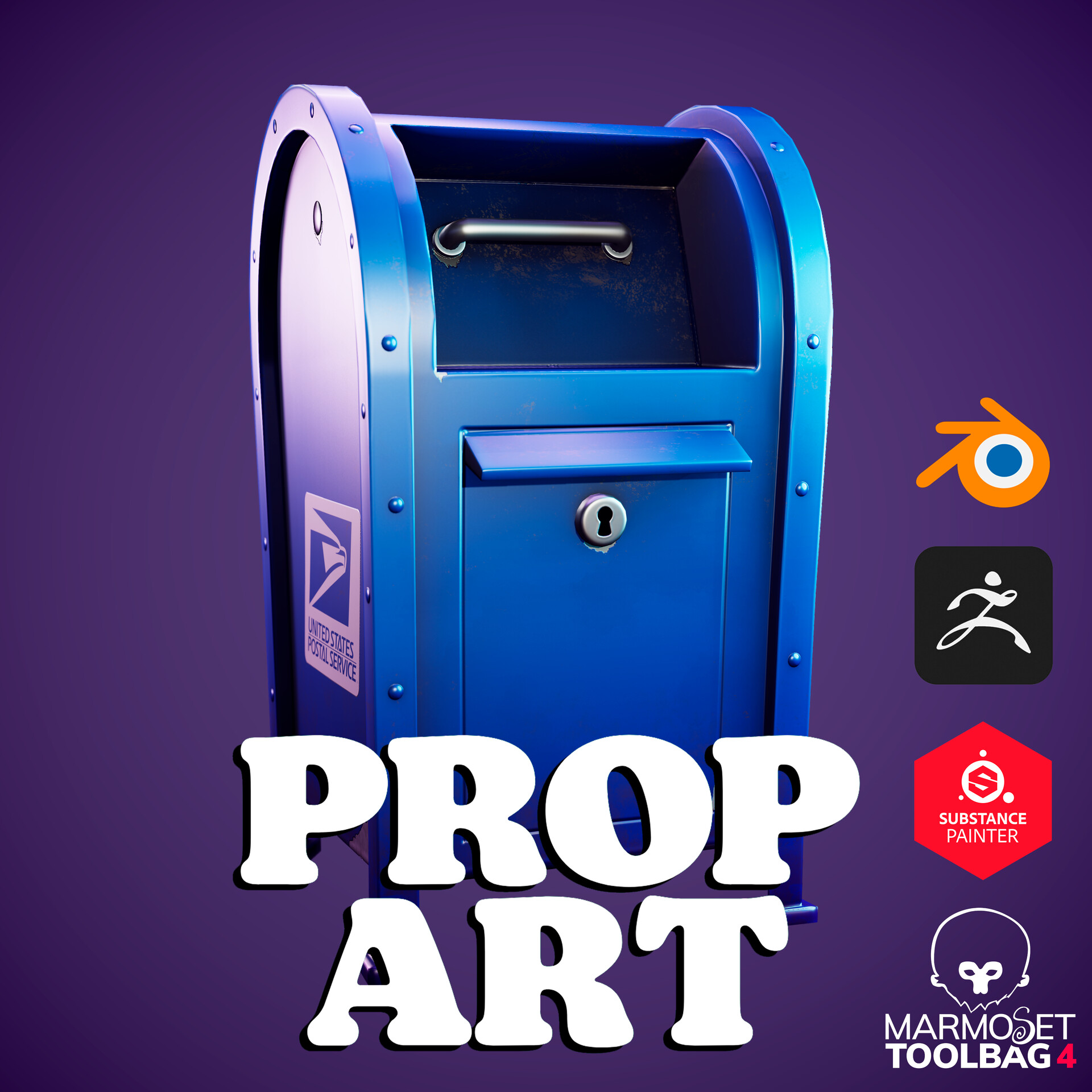 ArtStation - Stylized Mailbox - Game Ready