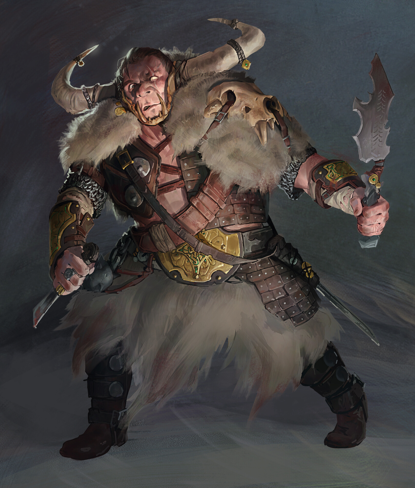 ArtStation - General Woundwort: Watership Down - Viking AU