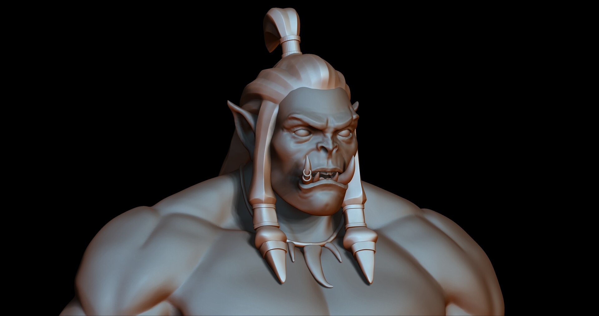ArtStation - Orc - Anatomy Practice
