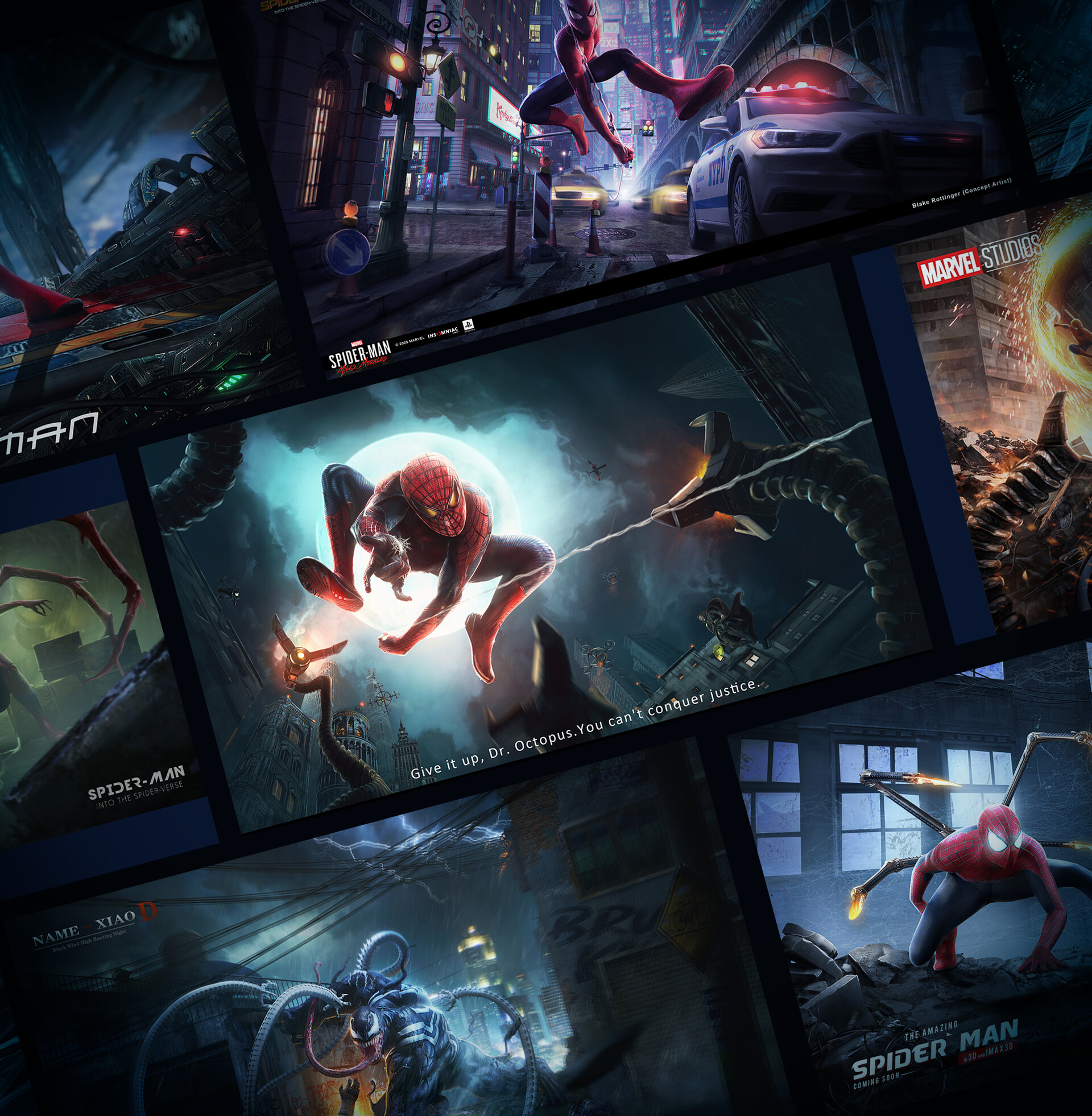 ArtStation - project design: "CG Film and Television Spider -Man"