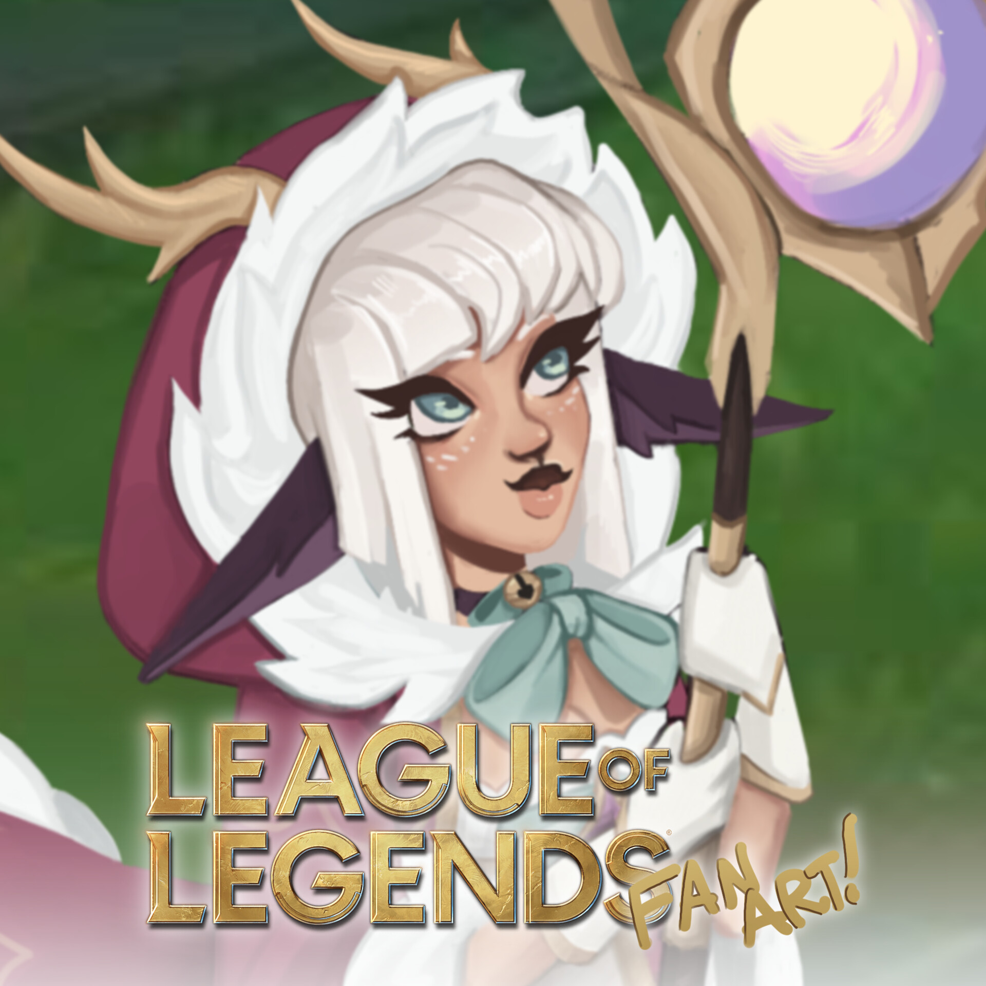 ArtStation - LEAGUE OF LEGENDS FANART: Winterblessed Lillia