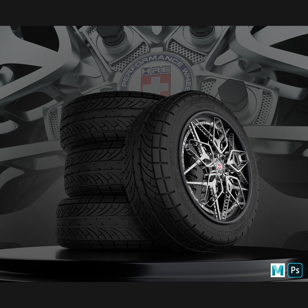 ArtStation - Alloy Wheel